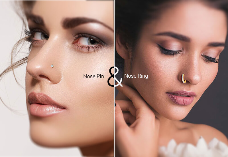 Know Major Differences Between Nose Pin and Nose Ring