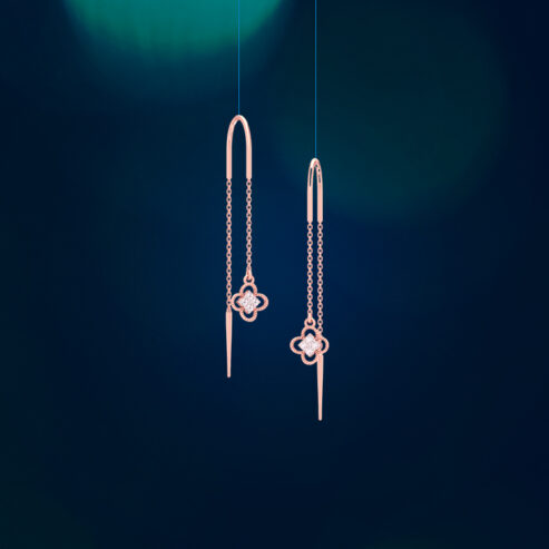 6+ Modern Sui Dhaga Gold Earrings Designs Wear On Diwali